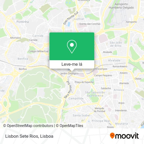 Como chegar a Lisbon Sete Rios em Lisboa por Autocarro, Metro ou Comboio?