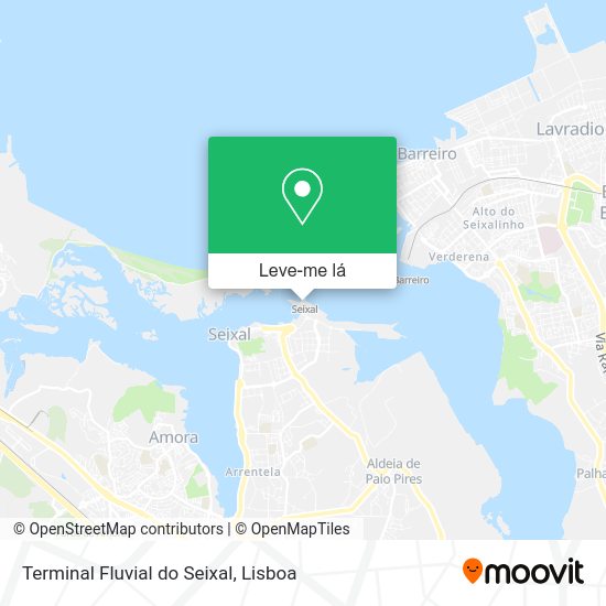 Como chegar a Terminal Fluvial do Seixal em Lisboa por autocarro, ferry ...