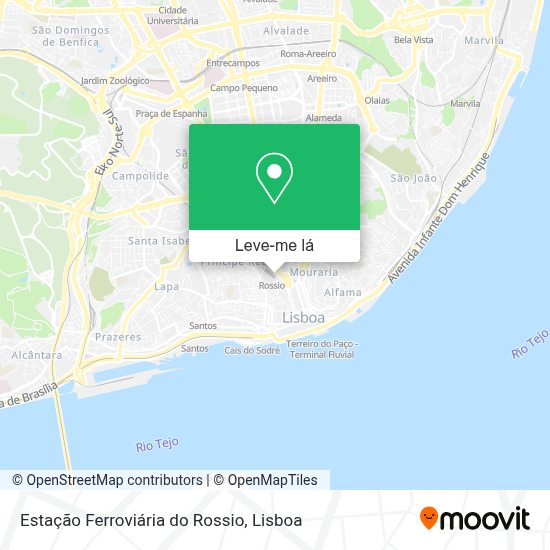 Como chegar a Estação Ferroviária do Rossio em Lisboa por autocarro ...
