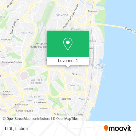 Como chegar a LIDL em Lisboa por Autocarro, Metro ou Comboio?