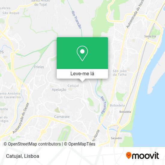 Como chegar a Catujal em Loures por Autocarro, Metro ou Comboio?
