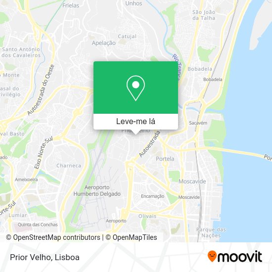 Como chegar a Prior Velho em Loures por autocarro, comboio ou metro?