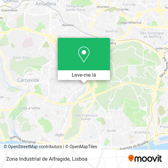 Como chegar a Zona Industrial de Alfragide em Oeiras por Autocarro ...