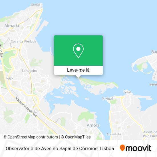 Como chegar a Observatório de Aves no Sapal de Corroios em Seixal por ...