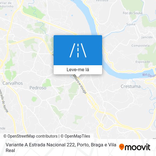 Como chegar ao Variante A Estrada Nacional 222, Sandim, Olival, Lever e ...