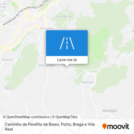 Como chegar a Caminho de Perafita de Baixo em Porto, Braga e Vila Real ...