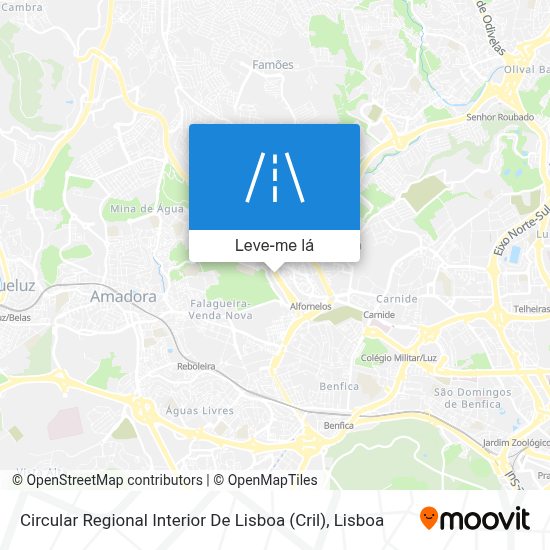Como chegar ao Circular Regional Interior De Lisboa (Cril), Amadora por ...