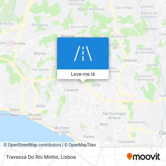 Como chegar a Travessa Do Rio Minho em Cascais por Autocarro ou Comboio?