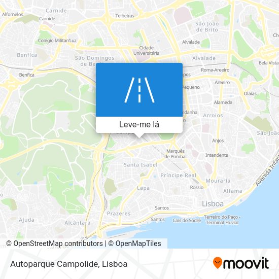 Como chegar a Autoparque Campolide em Lisboa por Autocarro, Comboio ou ...