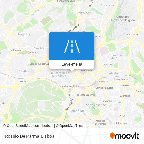 Como chegar a Rossio De Parma em São Domingos De Benfica por Autocarro ...