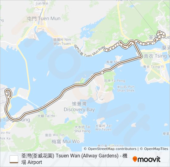 a38 Route: Schedules, Stops & Maps - 機場 Airport (Updated)