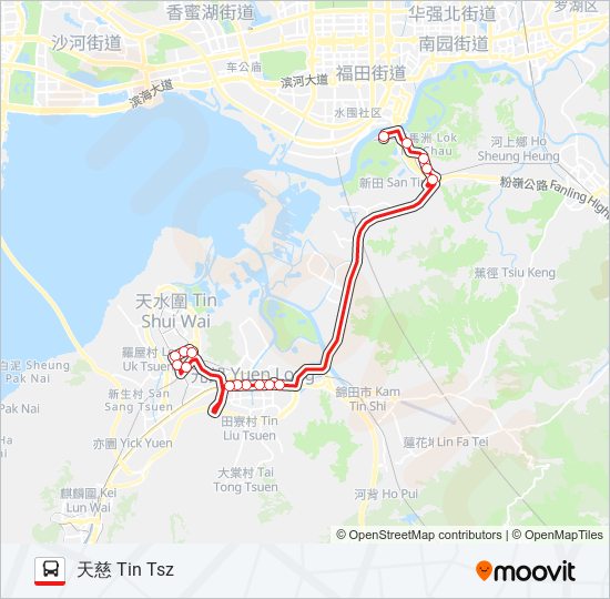 b1 Route: Schedules, Stops & Maps - 天慈 Tin Tsz (Updated)