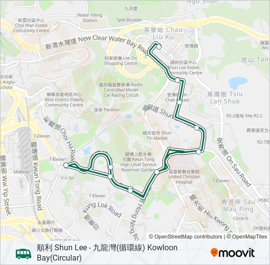 48 Route: Schedules, Stops & Maps - 順安道, 近順天邨 Shun on Road, Near Shun ...