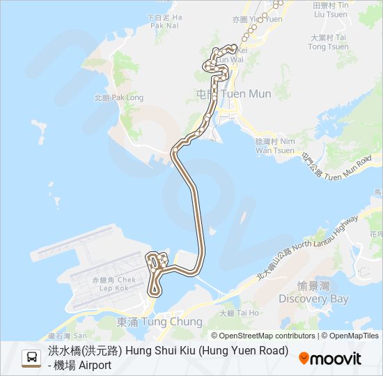 a34 Route: Schedules, Stops & Maps - 機場 Airport (Updated)