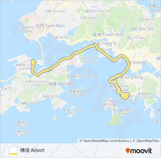a10 Route: Schedules, Stops & Maps - 機場 Airport (Updated)