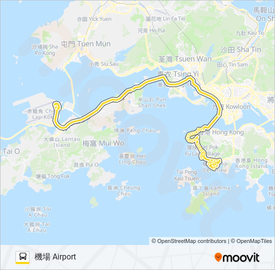 a10 Route: Schedules, Stops & Maps - 機場 Airport (Updated)