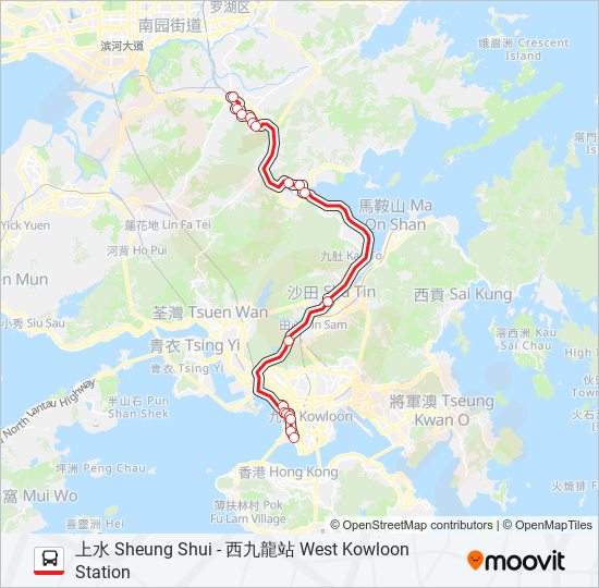 w3 Route: Schedules, Stops & Maps - 上水 Sheung Shui (Updated)