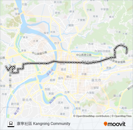617 Route: Schedules, Stops & Maps - 康寧社區 Kangning Community (Updated)