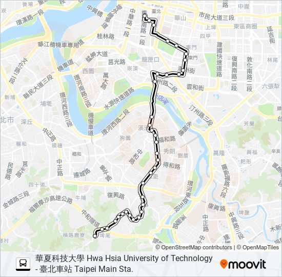 670路線：時刻表，站點和地圖-無極宮 Wuji Temple （更新）