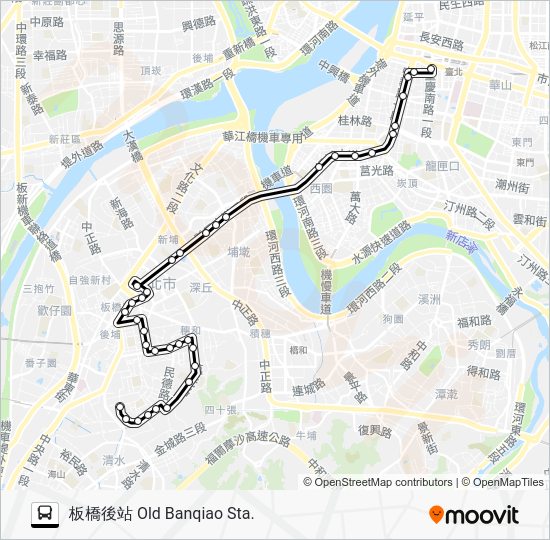 667 Route: Schedules, Stops & Maps - 板橋後站 Old Banqiao Sta. (Updated)