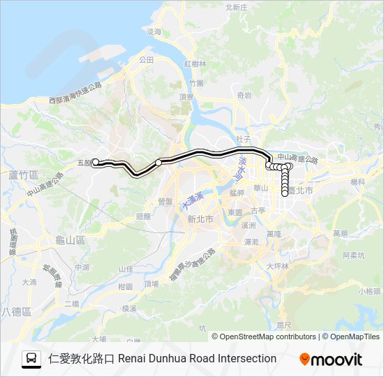 967副 Route: Schedules, Stops & Maps - 仁愛敦化路口 Renai Dunhua Road ...