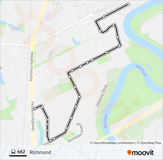 662 Route: Schedules, Stops & Maps - Killarney & Pembina (Updated)
