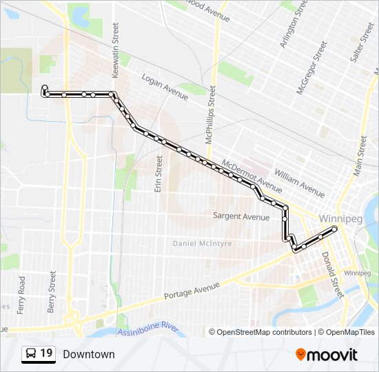 19 Route: Schedules, Stops & Maps - Downtown (Updated)
