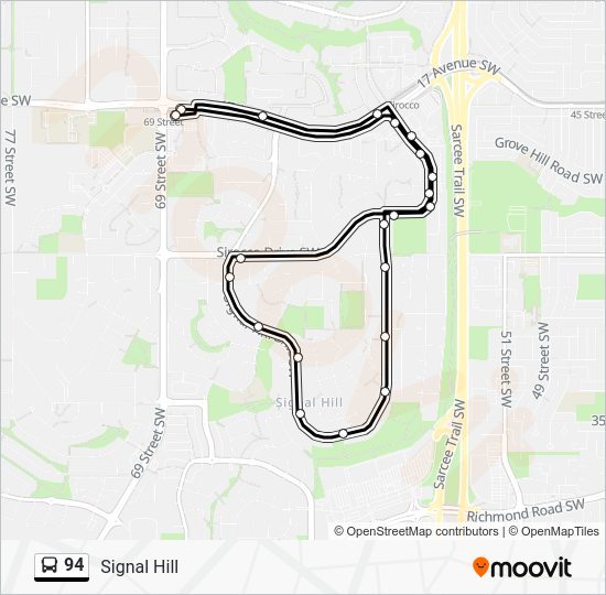 94 Route: Schedules, Stops & Maps - Signal Hill (Updated)