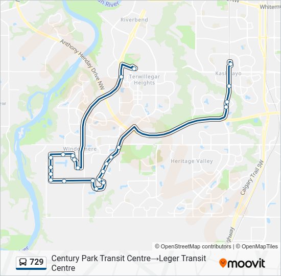 729 Route: Schedules, Stops & Maps - Century Park Transit Centre Bay P ...