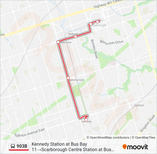 903B Route: Schedules, Stops & Maps - Kennedy Station at Bus Bay 11‎→ ...