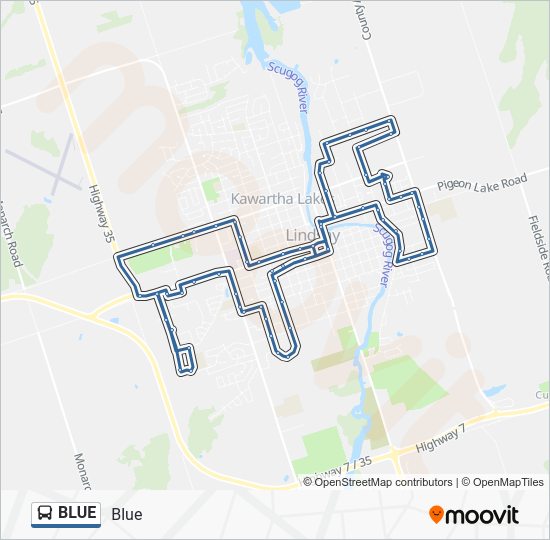BLUE Route: Schedules, Stops & Maps - Blue (Updated)