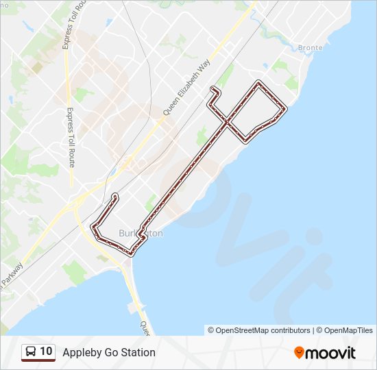 10 Route: Schedules, Stops & Maps - Appleby Go Station (Updated)
