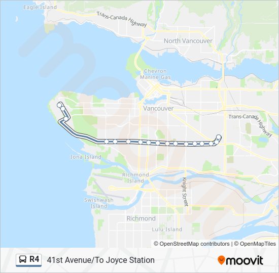R4 Route: Schedules, Stops & Maps - 41st Avenue/To Joyce Station (Updated)