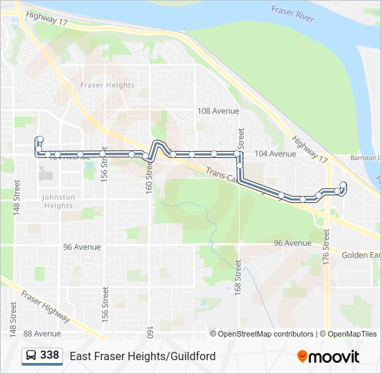 338 Route: Schedules, Stops & Maps - Guildford (Updated)