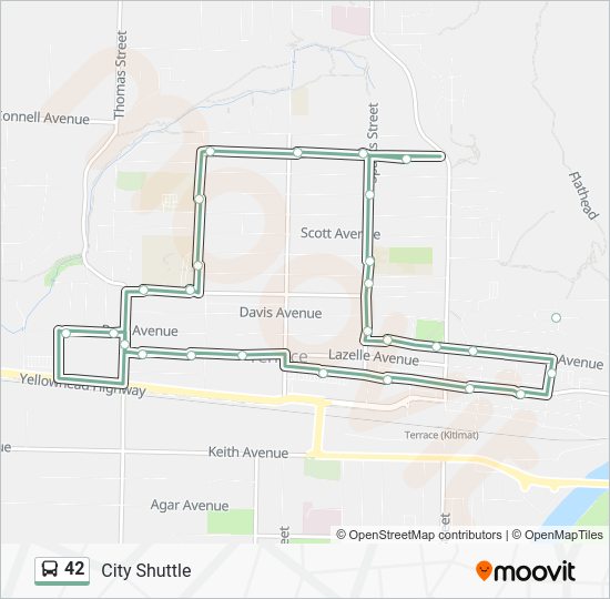 42 Route: Schedules, Stops & Maps - City Shuttle (Updated)