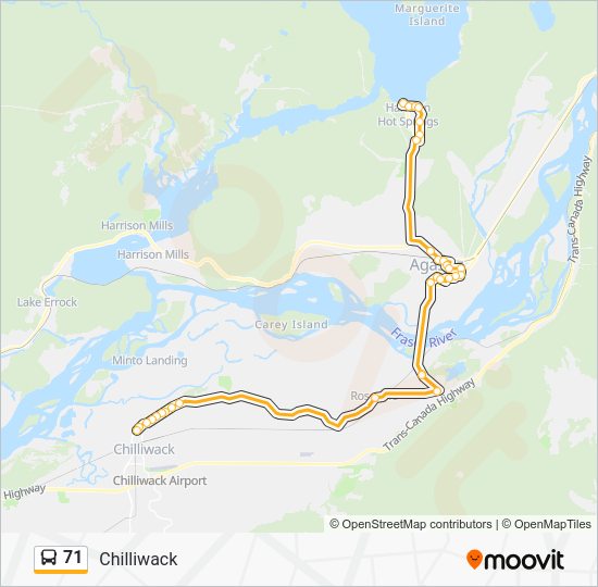71 Route: Schedules, Stops & Maps - Chilliwack (Updated)
