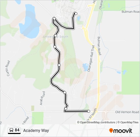 84 Route: Schedules, Stops & Maps - Ubco (Updated)