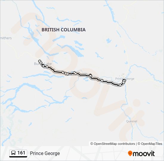 161 Route: Schedules, Stops & Maps - Prince George (Updated)