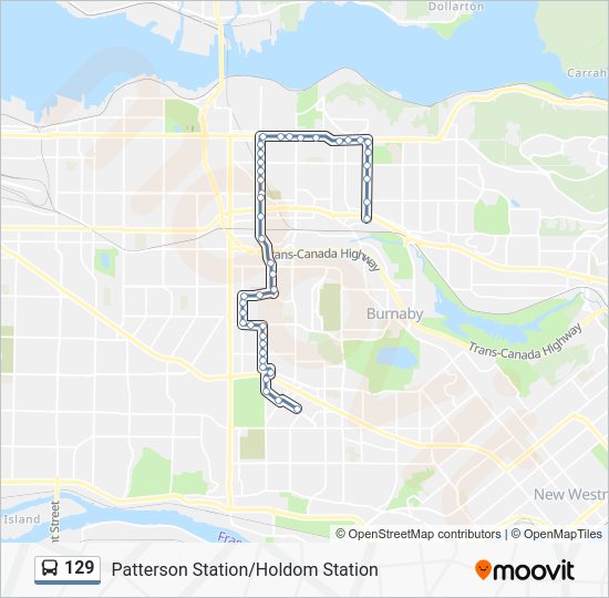 129 Route: Schedules, Stops & Maps - Holdom Station (Updated)
