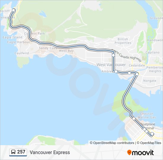 257 Route: Schedules, Stops & Maps - Vancouver Express (Updated)