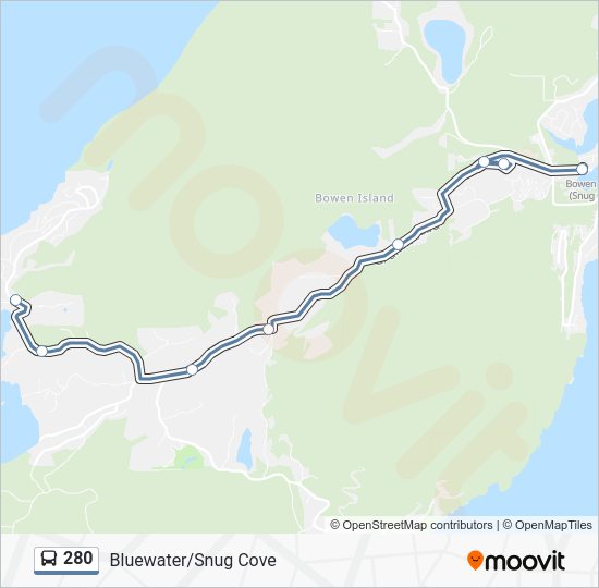 280 Route: Schedules, Stops & Maps - Bluewater (Updated)