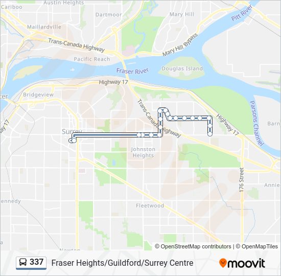 337 Route: Schedules, Stops & Maps - Surrey Central Station (Updated)