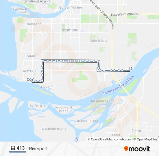 413 Route: Schedules, Stops & Maps - Riverport (Updated)