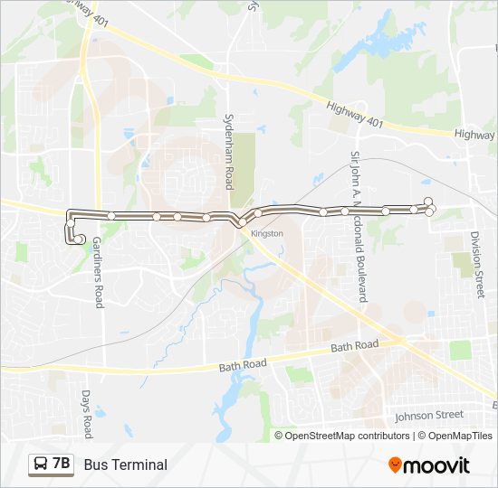 7B Route: Schedules, Stops & Maps - Bus Terminal (Updated)