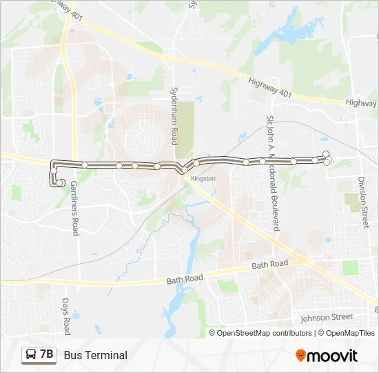 7B Route: Schedules, Stops & Maps - Bus Terminal (Updated)