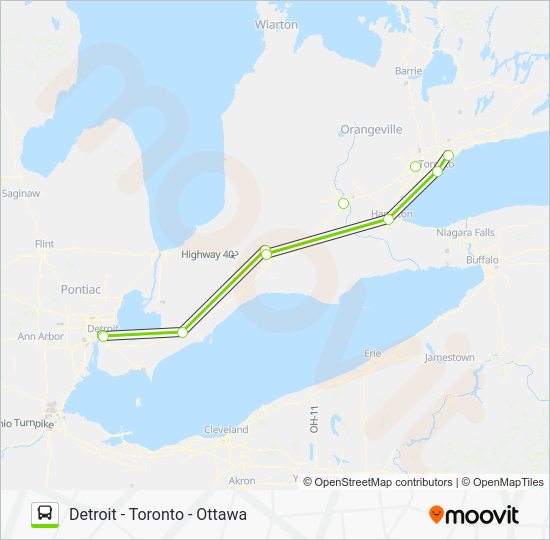 flixbus 2701 Route: Schedules, Stops & Maps - Detroit Bus Station‎→ ...