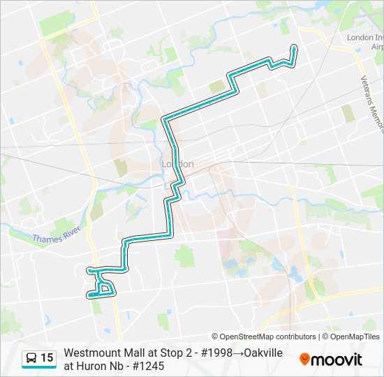 15 Route: Schedules, Stops & Maps - Westmount Mall at Stop 2 - #1998‎→ ...