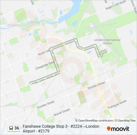 36 Route: Schedules, Stops & Maps - Fanshawe College Stop 3 - #2224‎→ ...
