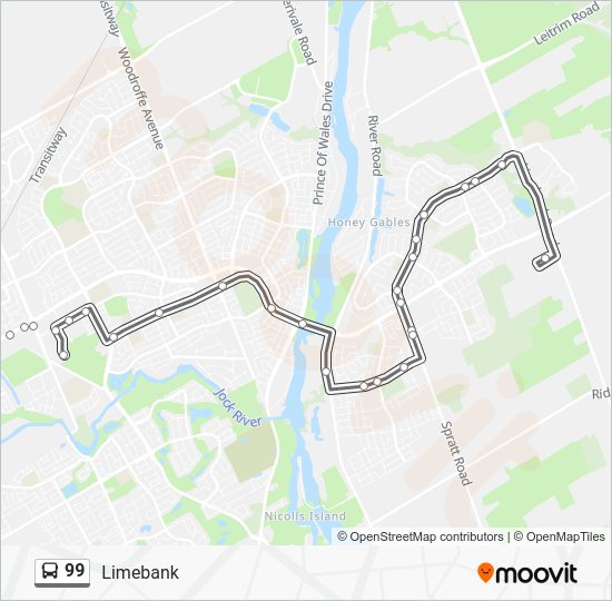 99 Route: Schedules, Stops & Maps - Limebank (Updated)