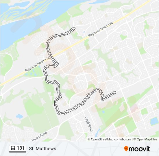 131 Route: Schedules, Stops & Maps - St. Matthews (Updated)